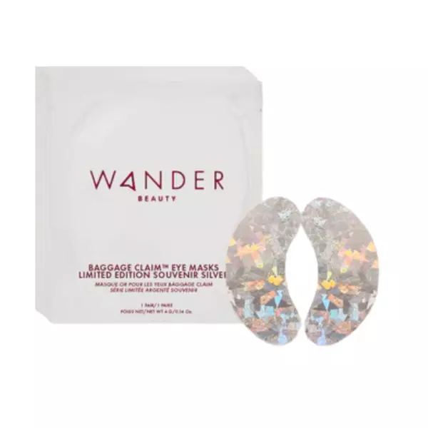 Wander Beauty Baggage Claim Eye Masks Souvenir Silver | Glambot.com ...