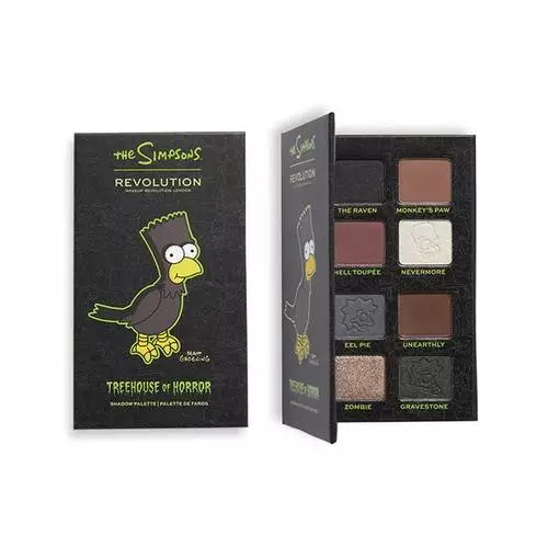 Revolution The Simpsons Mini Macabre Shadow Palette Bart The Raven ...