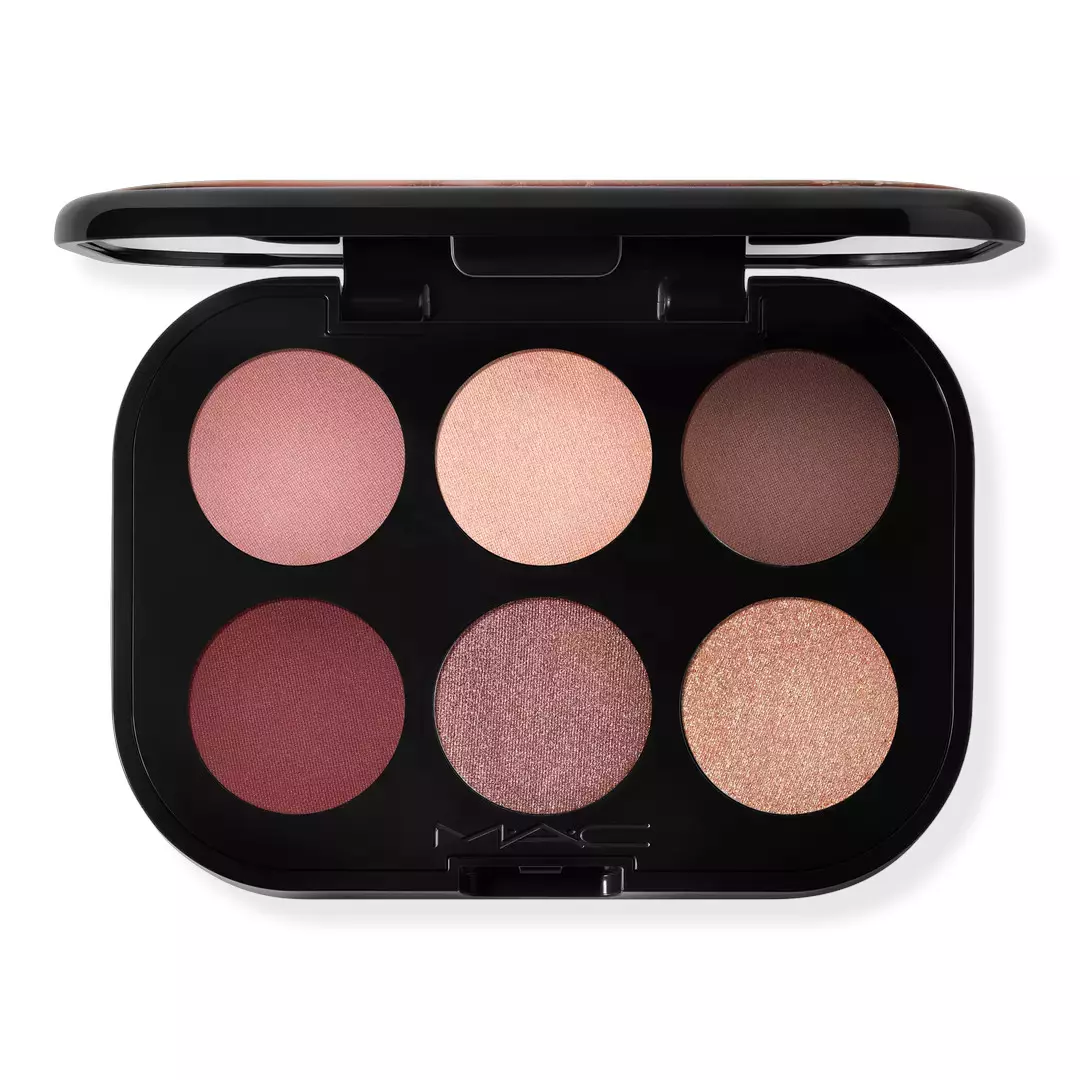 MAC Connect In Colour Eyeshadow Palette Embedded In Burgundy | Glambot.com - Best deals on MAC ...