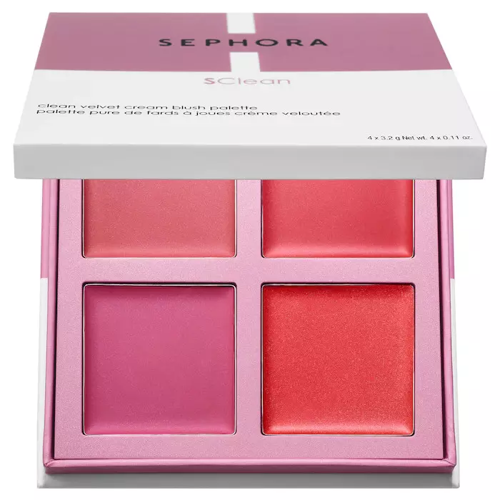 Sephora Clean Velvet Cream Blush Palette Candied | Glambot.com - Best ...