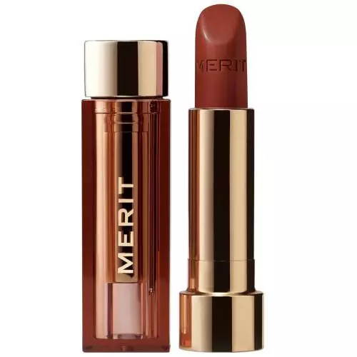Merit Signature Lip Lightweight Satin Lipstick Cabo | Glambot.com ...