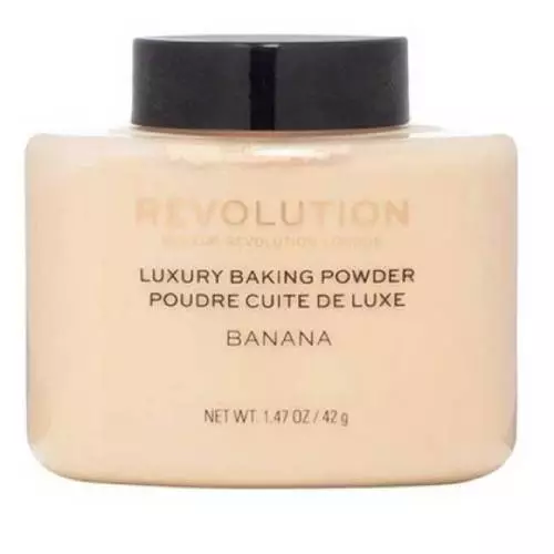 Makeup Revolution London Luxury Baking Loose Powder Foundation Banana ...