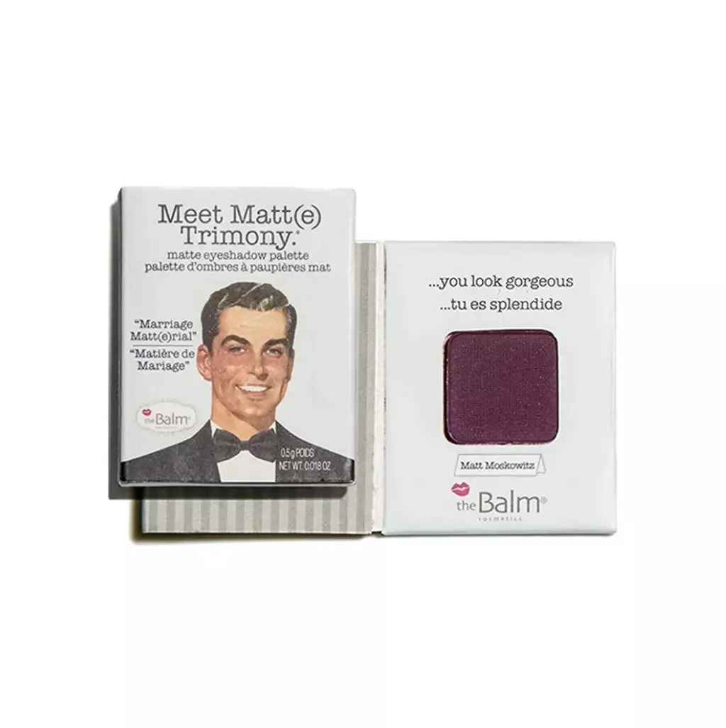 The Balm Meet Matt(e) Trimony Single Eyeshadow Matt Moskowitz Mini ...