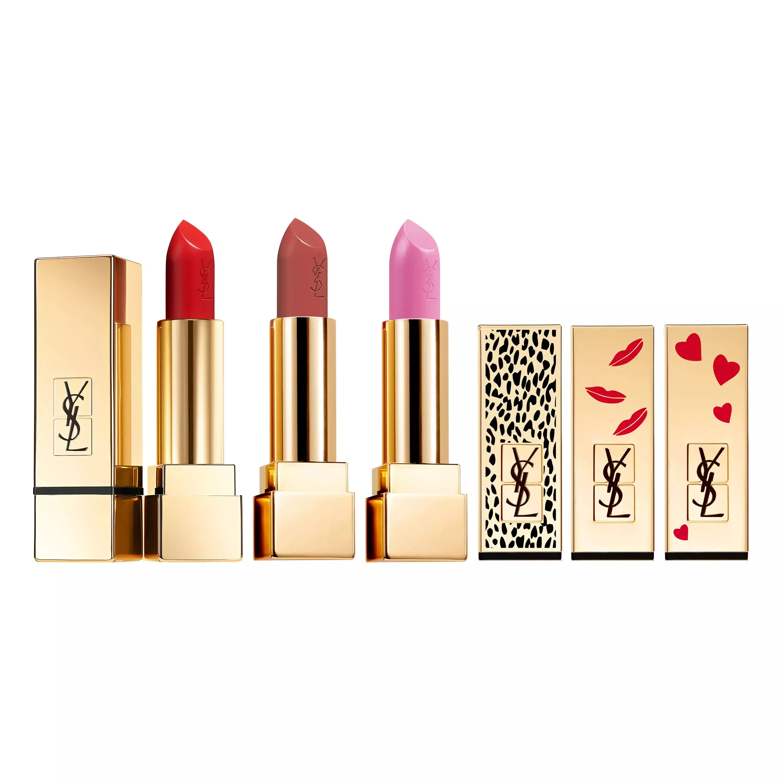 YSL Rouge Pur Couture Lipstick Trio | Glambot.com - Best deals on YSL ...
